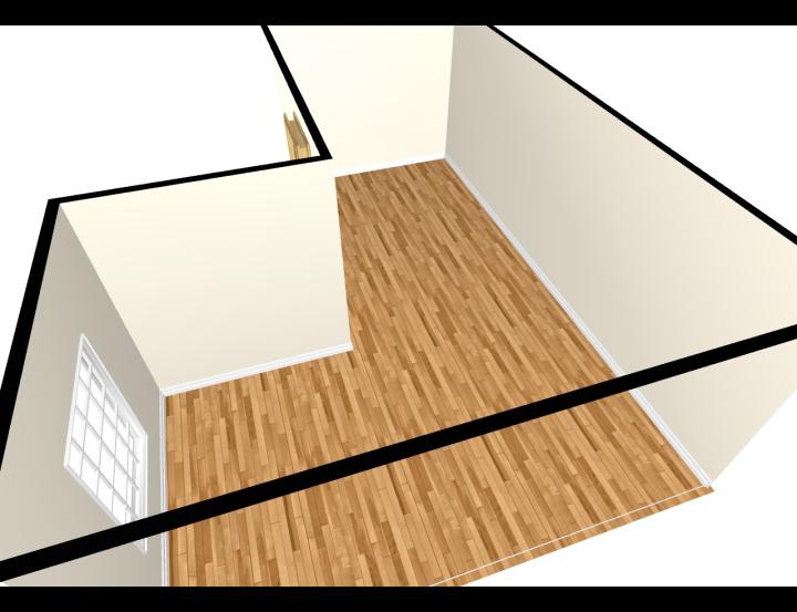 how to draw a 3d view of a room